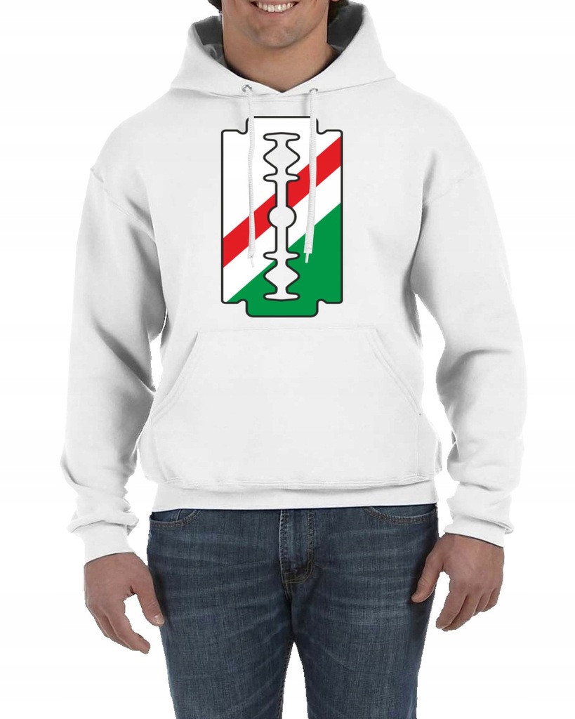 BLUZA Z KAPTUREM LEGIA WARSZAWA ŻYLETA L 0010 - 11375350030 - oficjalne ...
