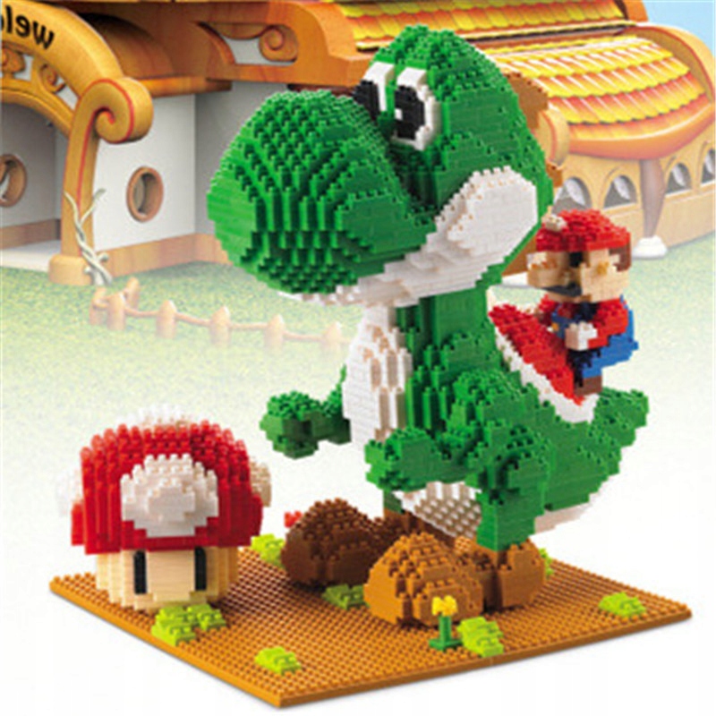 Mini Block Anime King Bowser Model Princess Peach - 14211192839 ...