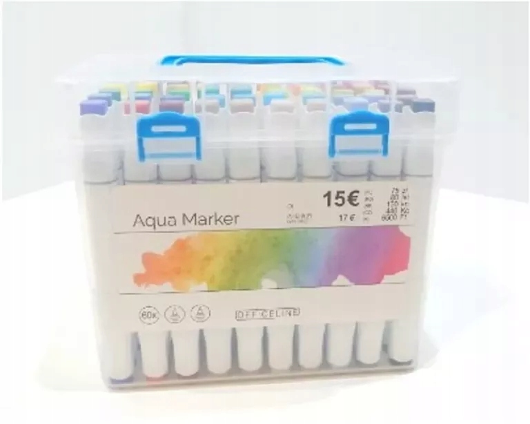 MARKERY AQUA TEDI MARKER 60 SZTUK - 15913508038 - oficjalne archiwum ...