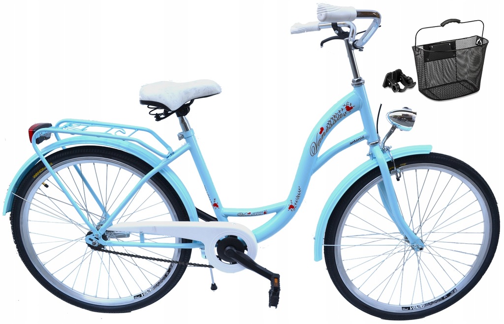 Rower Damski Damka Retro Miejski Vanessa 26 Koszyk - 13329319218 ...