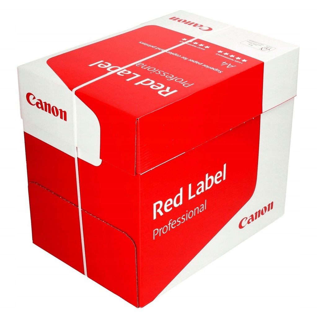 Papier A4 CANON Red Label (karton 5x ryza) 80g - 12772235319 ...