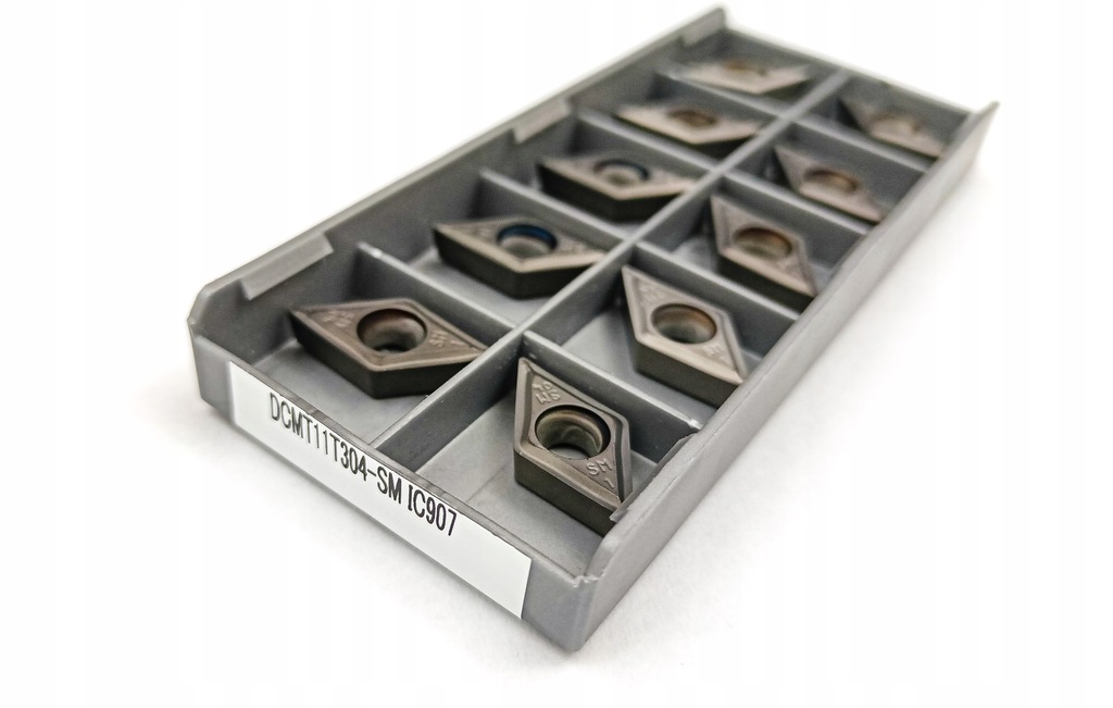 PŁYTKI WIELOOSTRZOWE DCMT 11T304 SM IC907 - 12962313535 - oficjalne ...