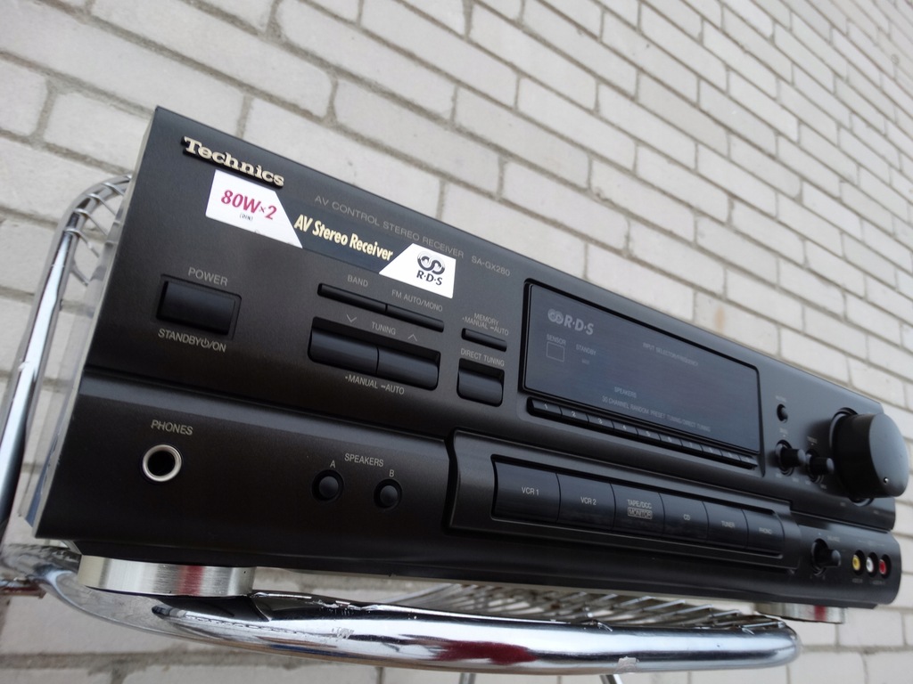 TECHNICS SA-GX280 PORZADNY MARKOWY AMPLITUNER !! - 7817360351 - oficjalne archiwum Allegro