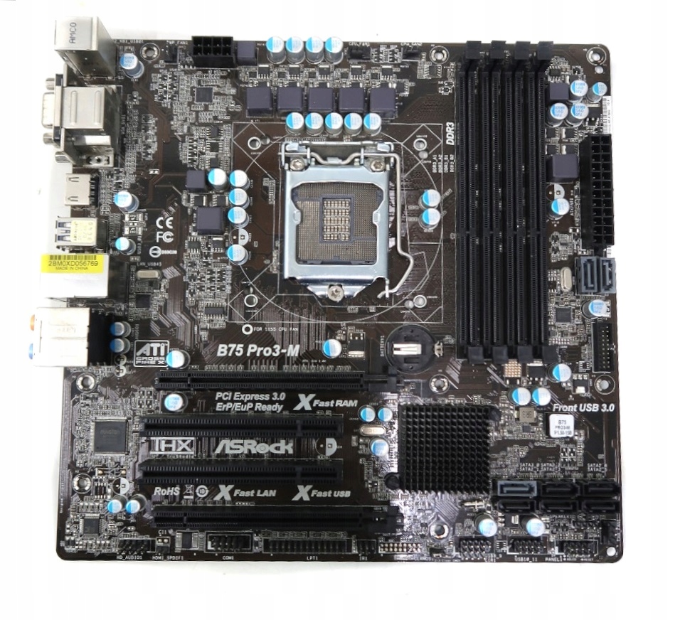 Płyta główna ASRock B75 Pro3-M Micro ATX - 15213028939 - oficjalne ...