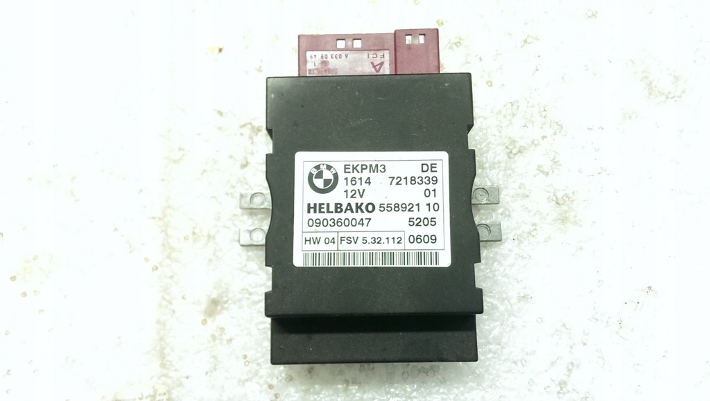 Moduł sterownik pompy paliwa BMW E87 E90 7218339 - 10710653235 ...