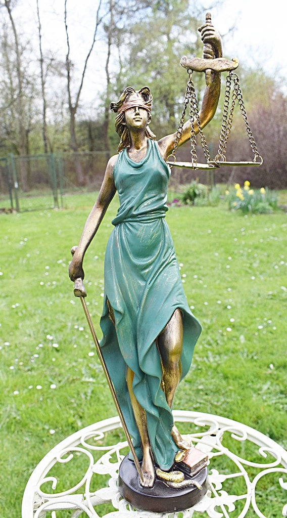 TEMIDA rzeźba FIGURA Bogini sprawiedliwości SĄD KL - 13599006917 ...