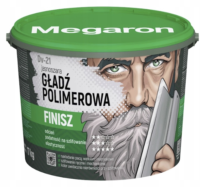 Gładź polimerowa Megaron DV-21 SMART FINISZ ŚMIG - 12728663313 ...