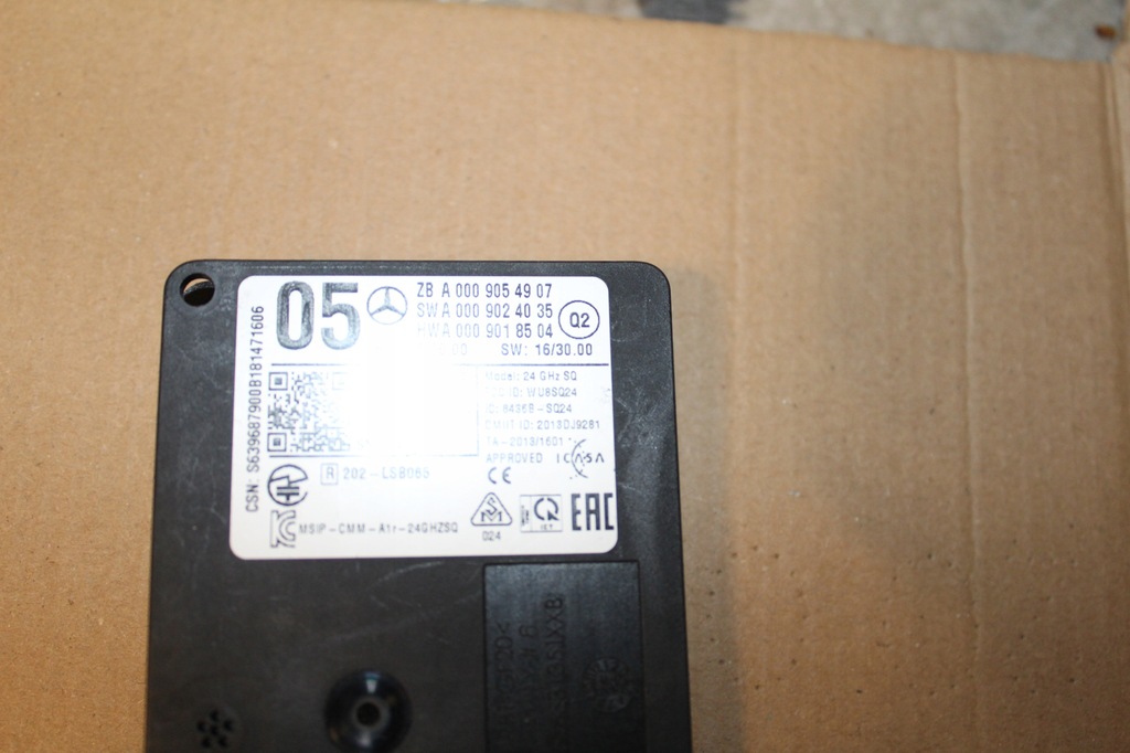 A0009054907 MERCEDES-Benz RADAR SENSOR - 13042981983 - oficjalne ...