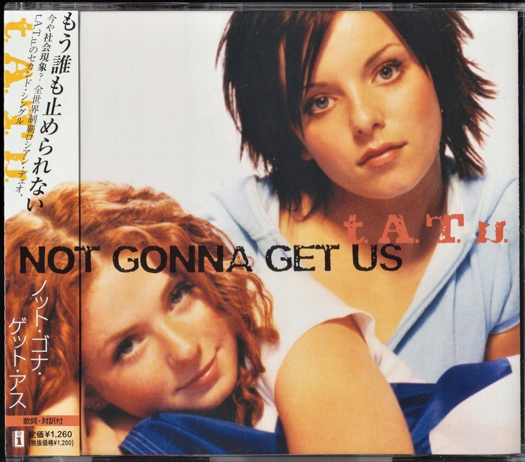 t.A.T.u. Not Gonna Get Us Japan Obi Singiel - 13035098057 - oficjalne archiwum Allegro