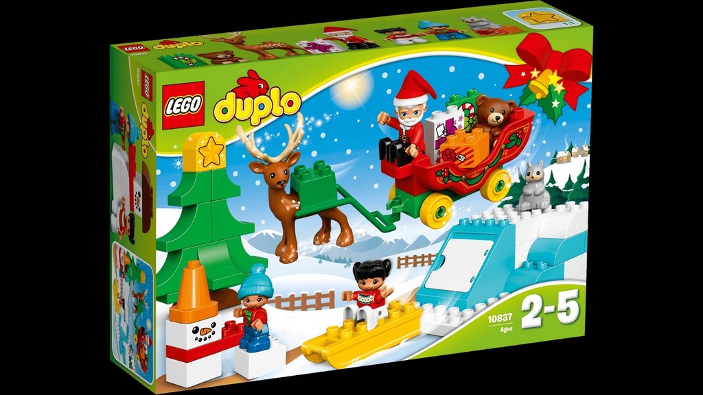 Klocki LEGO DUPLO ferie Świętego Mikołaja 10837 - 9025767238 ...