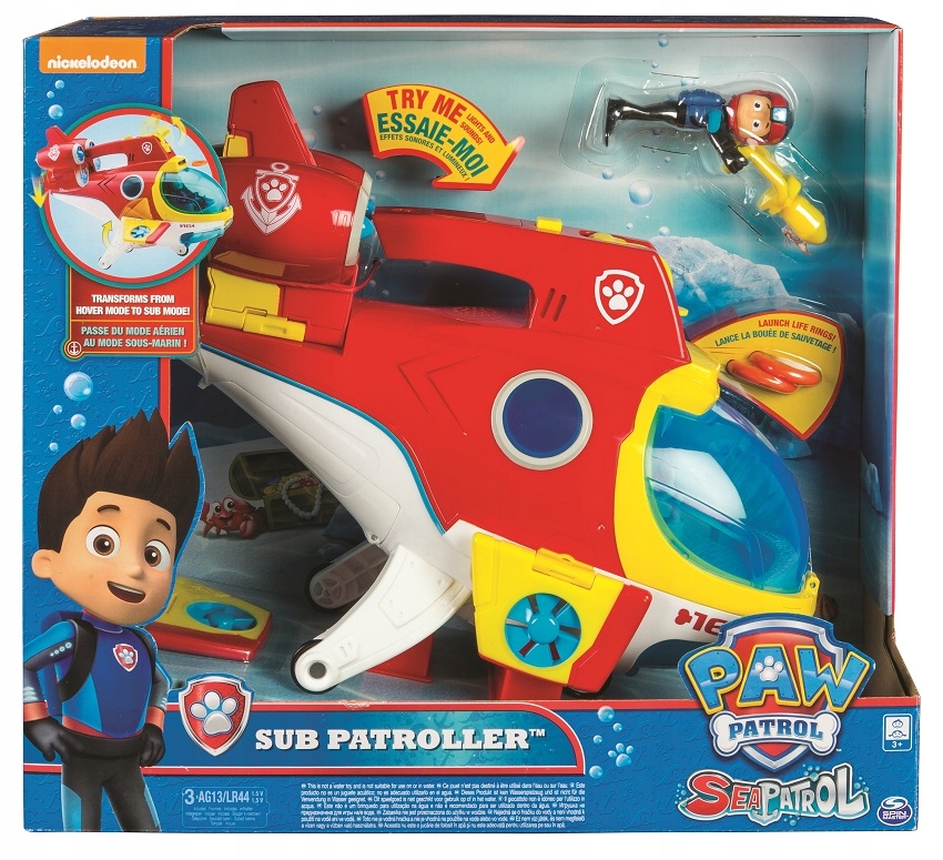 PSI PATROL SEA DUŻA ŁÓDŹ PODWODNA RAYDER 6040054 - 7534437693 ...