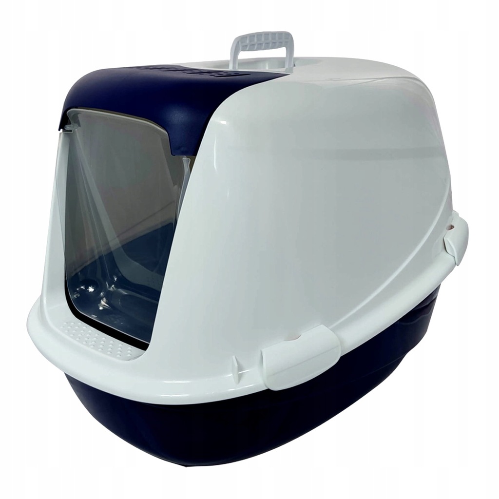 DUŻA KUWETA DLA KOTA SYBERYJSKI MAINE COON GRANAT - 12724294856 ...