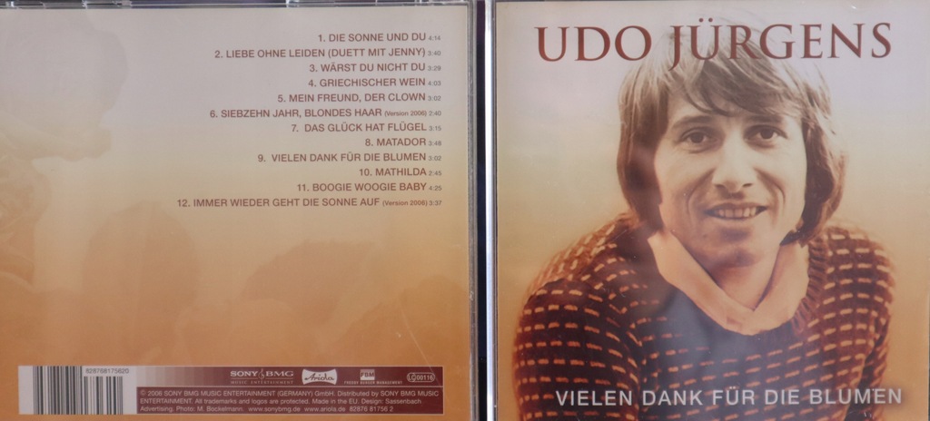 UDO JURGENS VIELEN DANK FUR DIE BLUMEN CD - 12246813764 - oficjalne ... UDO JURGENS VIELEN DANK FUR DIE BLUMEN CD - 12246813764 - oficjalne ...