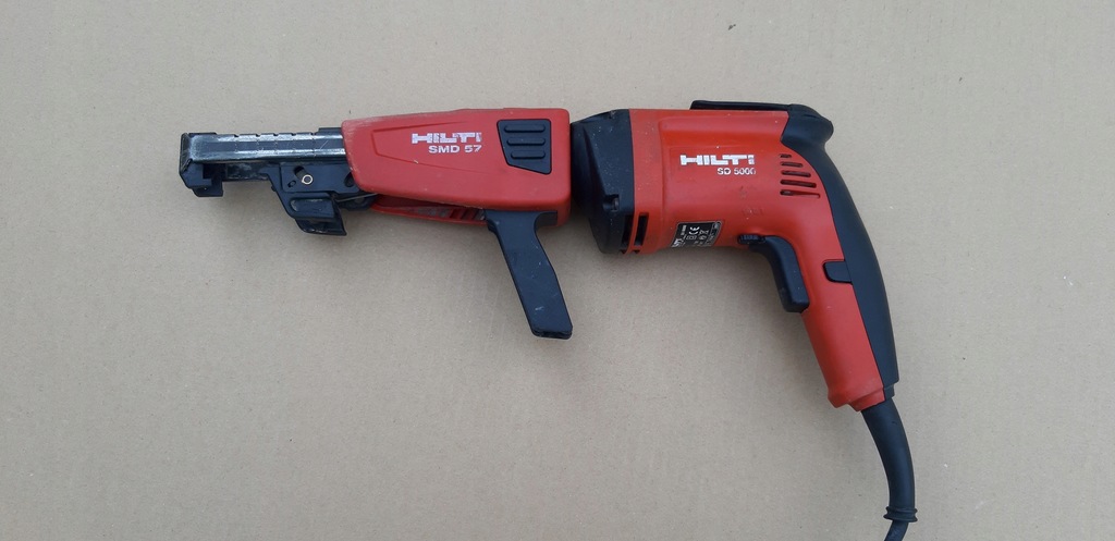 HILTI SD 5000 WKRĘTARKA DO REGIPSÓW+SMD 57 - 8327088949 - oficjalne archiwum Allegro