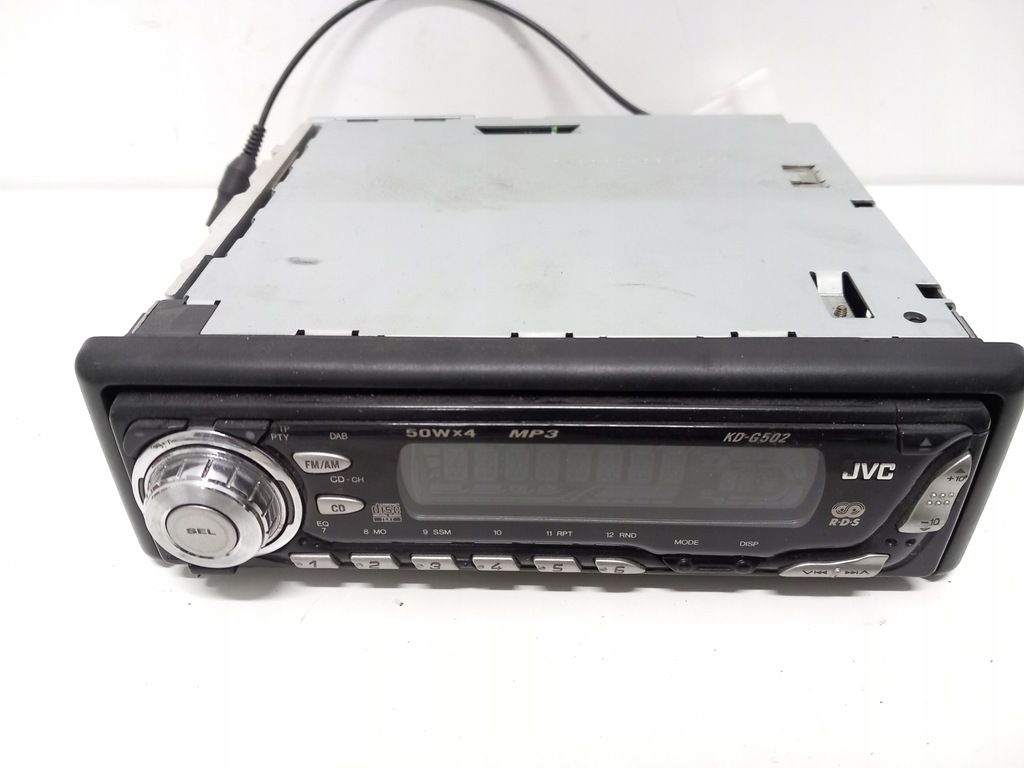 RADIO SAMOCHODOWE JVC KD-G502 CD RDS STAN BDB - 13186311891 - oficjalne archiwum Allegro