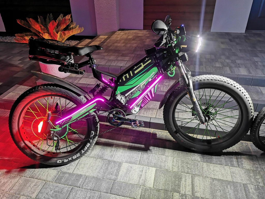 Rower elektryczny FAT Falcon V2 6000W MPe keyless - 14223355085 ...