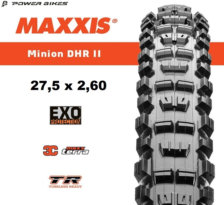 Opona Maxxis MINION DHR II 27,5 x 2,60 MaxxTerra - 13126621615 - oficjalne archiwum Allegro