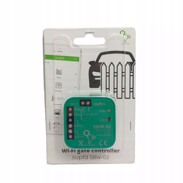 STEROWNIK BRAMOWY WIFI 2-KANAŁOWY ZAMEL SBW-02 - 14696006346 ...