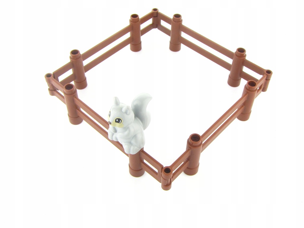 Lego Duplo Płot Płotek Zagroda Figurka Wiewiórka - 12806297185 ...