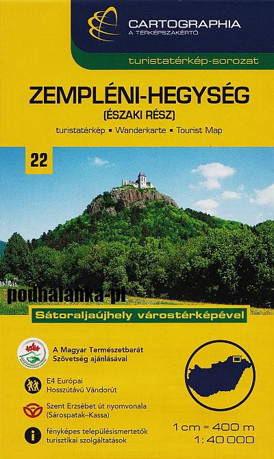 Góry Zemplińskie część północna Węgry mapa - 6919194568 - oficjalne ...