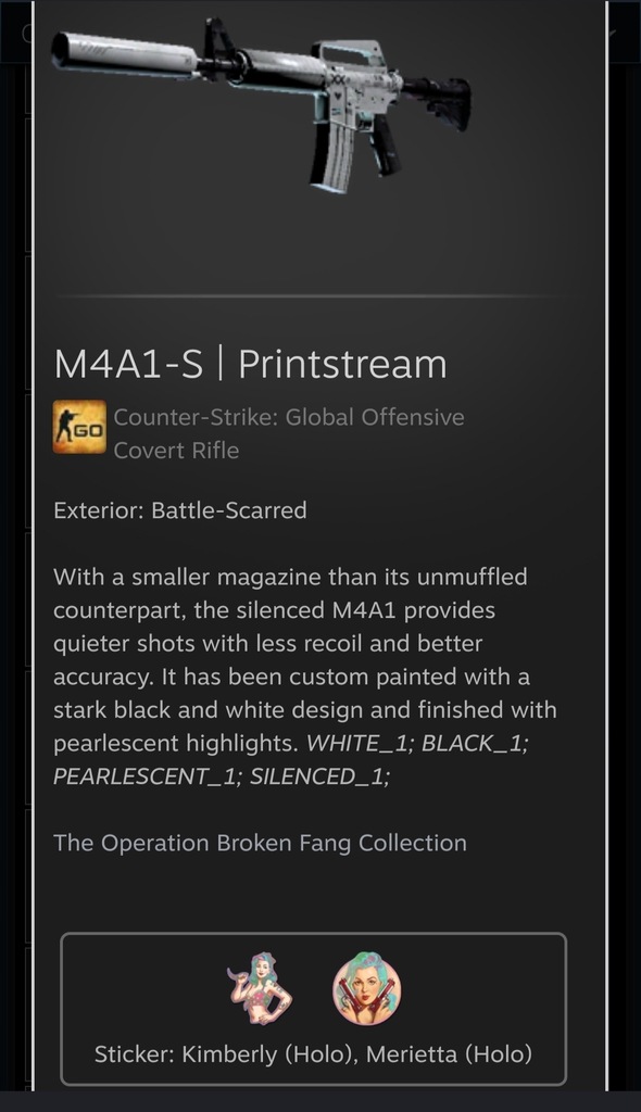 M4A1-S Printstream BS | CS GO Skin - 13907067068 - oficjalne archiwum ...
