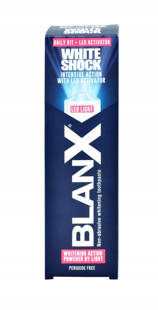 BLANX White Shock wybielająco-ochronna pasta 50ml - 7636392380 ...