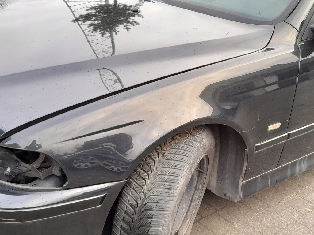 BŁOTNIK LEWY PRZÓD PRZEDNI BMW E39 KOMBI BLACK 475 - 13505821473 ...