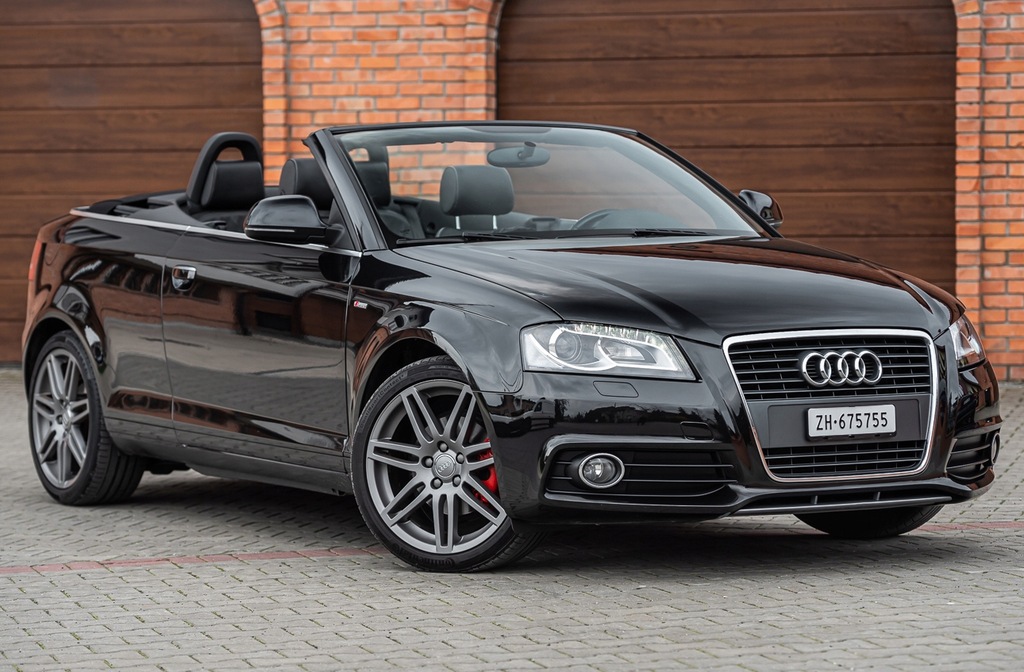 AUDI A3 8p Cabrio S-LINE 1.8TFSI 160KM Bi XenonLED - 13605161337 - oficjalne archiwum Allegro