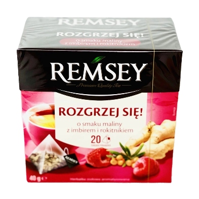 Herbata Remsey Rozgrzej Się! z maliną i imbirem20t - 11436353005 ...