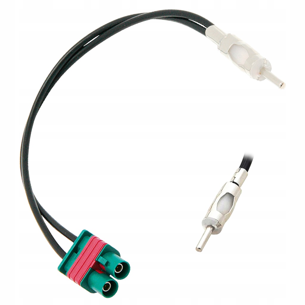 ADAPTER PRZEJŚCIÓWKA ANTENOWA WTYK DIN 2x FAKRA - 14033879327 - oficjalne archiwum Allegro