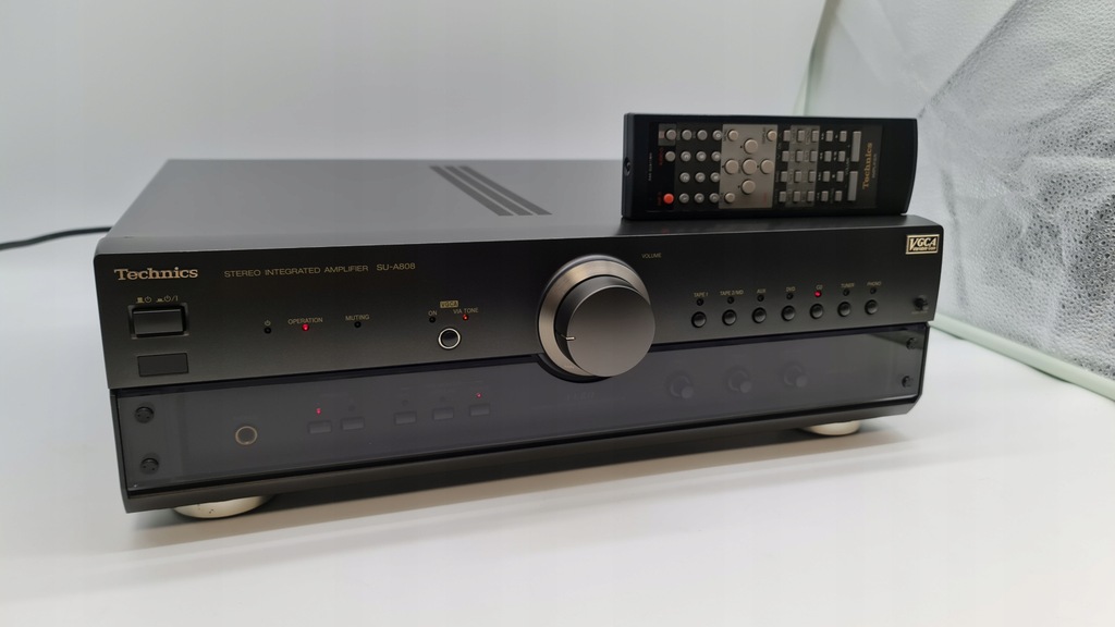 Wzmacniacz Technics SU-A808 VGCA + Pilot oryginał. - 11523963229 ...