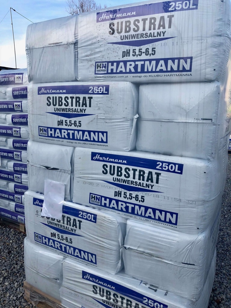 Substrat Ph 5,5-6,5 250L Hartmann paleta 15 szt - 13715452525 ...