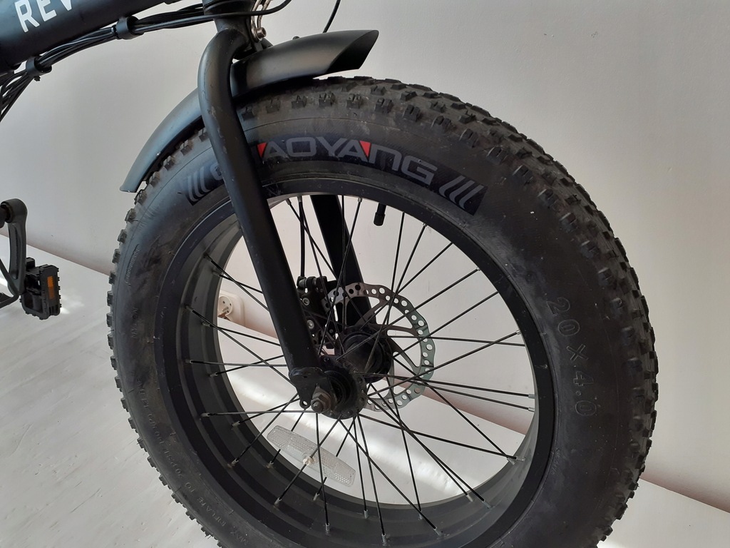 Rower elektryczny składak Revoe koła 20 fatbike - 12222870552 ...