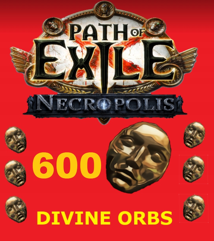 PATH OF EXILE POE NECROPOLIS 600 SZTUK DIVINE ORB ORBS ORBY NOWA LIGA ...