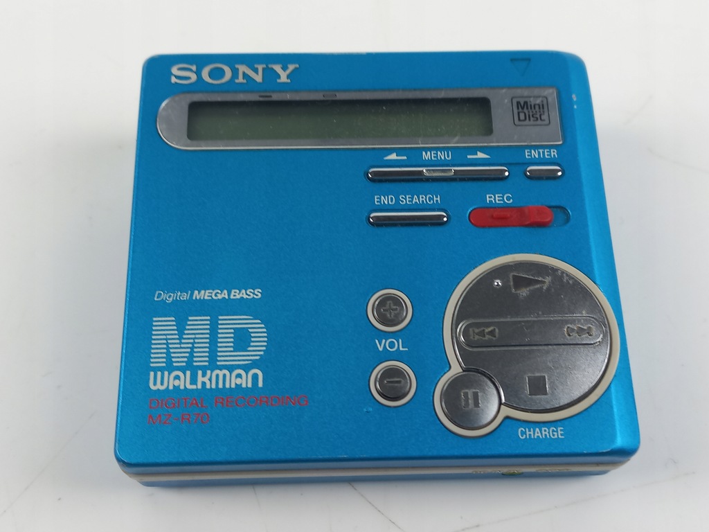 Walkman SONY Mini Disc Mega Bass MZ - R70 - 13116000227 - oficjalne ...
