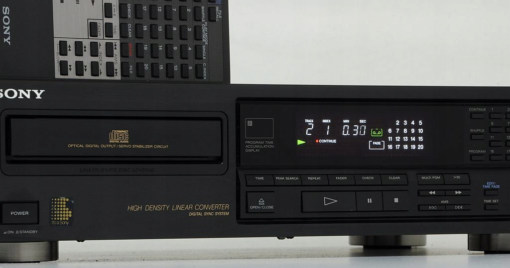 SONY CDP-790 FIRMOWY ODTWARZACZ CD PILOT ! - 12602724796 - oficjalne archiwum Allegro