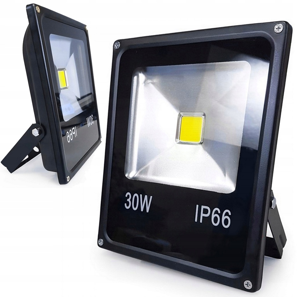 HALOGEN Naświetlacz LAMPA LED 30W IP66 BARW. ZIMNA - 13481378364 ...