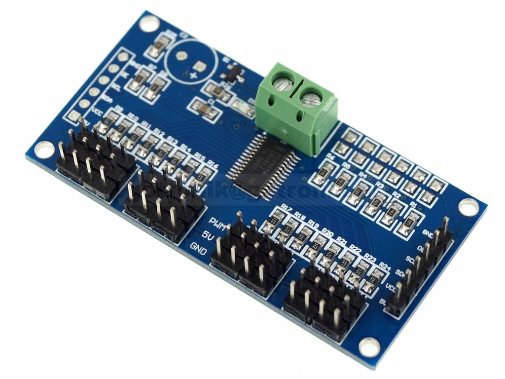 PCA9685 16 kanałowy sterownik serw PWM_____LCT-209 - 7634392532 - oficjalne archiwum Allegro