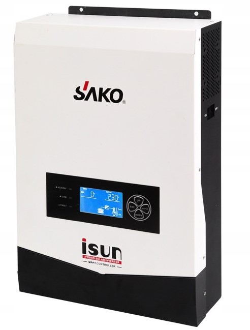 PRZETWORNICA SOLARNA INWERTER SOLARNY FALOWNIK OFF GRID SAKO ISUN 3kW ...