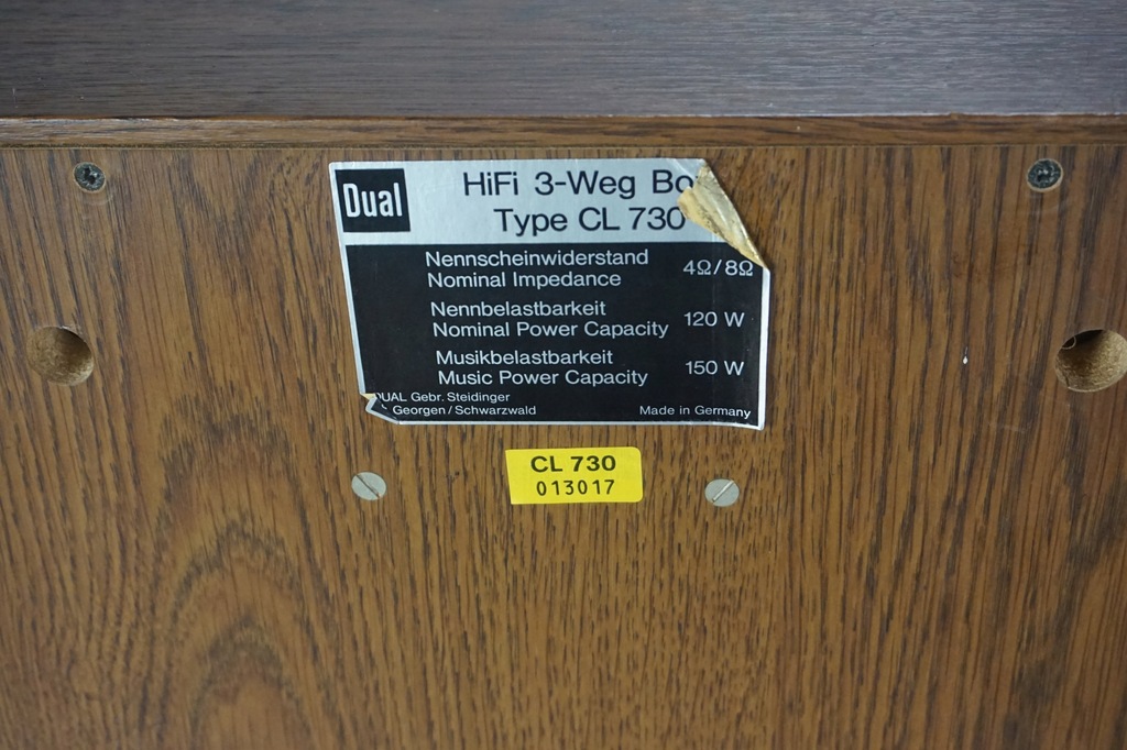 Kolumny głośnikowe Dual CL-730 Vintage Warszawa - 12446090584 ...