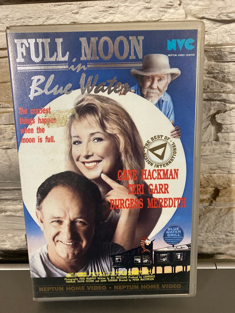 Full Moon in Blue Water VHS Gene Hackman - 13234252800 - oficjalne ...