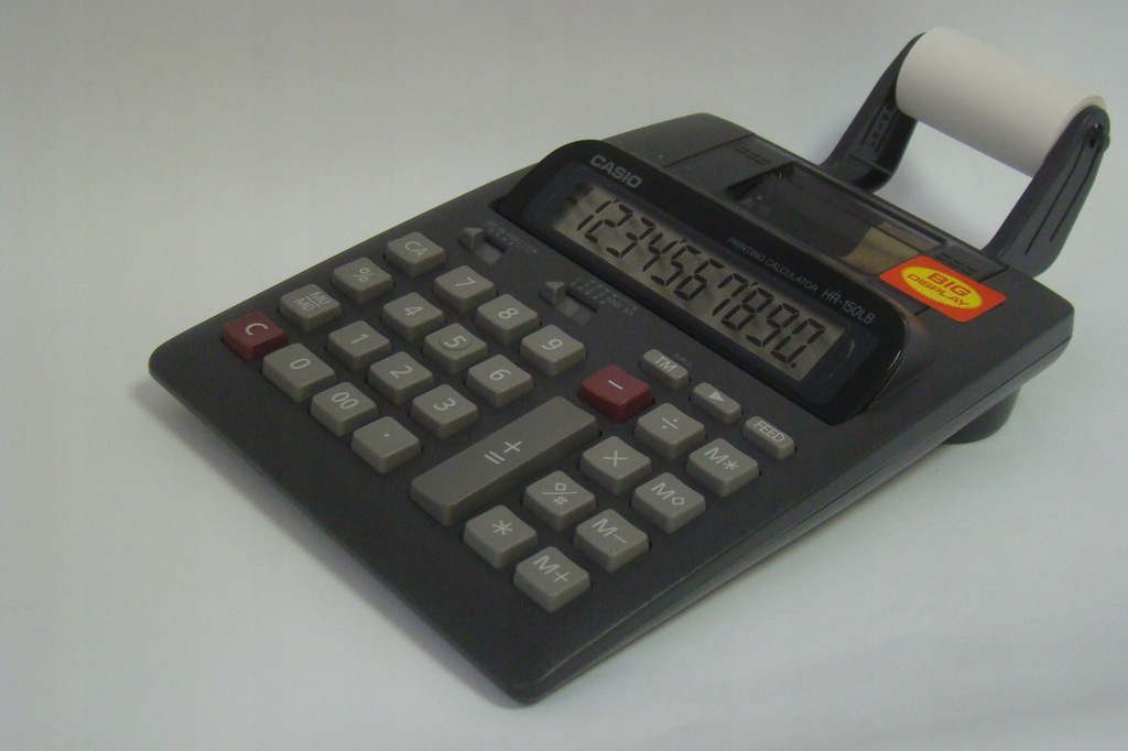 Kalkulator z drukarką Casio HR-150 - 12296526502 - oficjalne archiwum ...