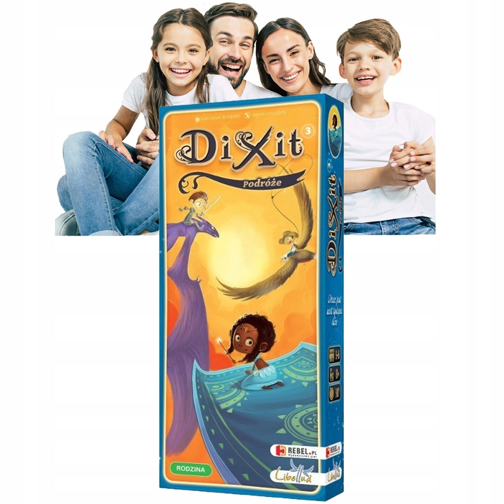 DIXIT KARTY DODATEK DO GRY PODRÓŻE RODZINNA GRA - 13593840571 ...