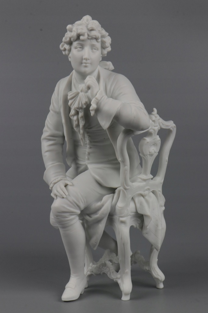 Biskwit Figurka młodzieńca XIX w Antyk - 13623210337 - oficjalne ...