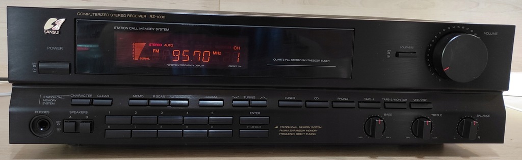 Amplituner Sansui RZ-1000 2.0 czarny - 12541362603 - oficjalne archiwum ...