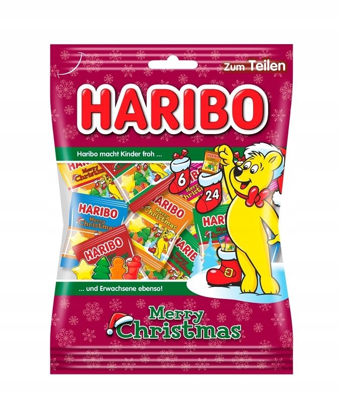 HARIBO MINIS ŻELKI 250g 24 PACZUSZKI OWOCOWE - 11854596493 - oficjalne ...