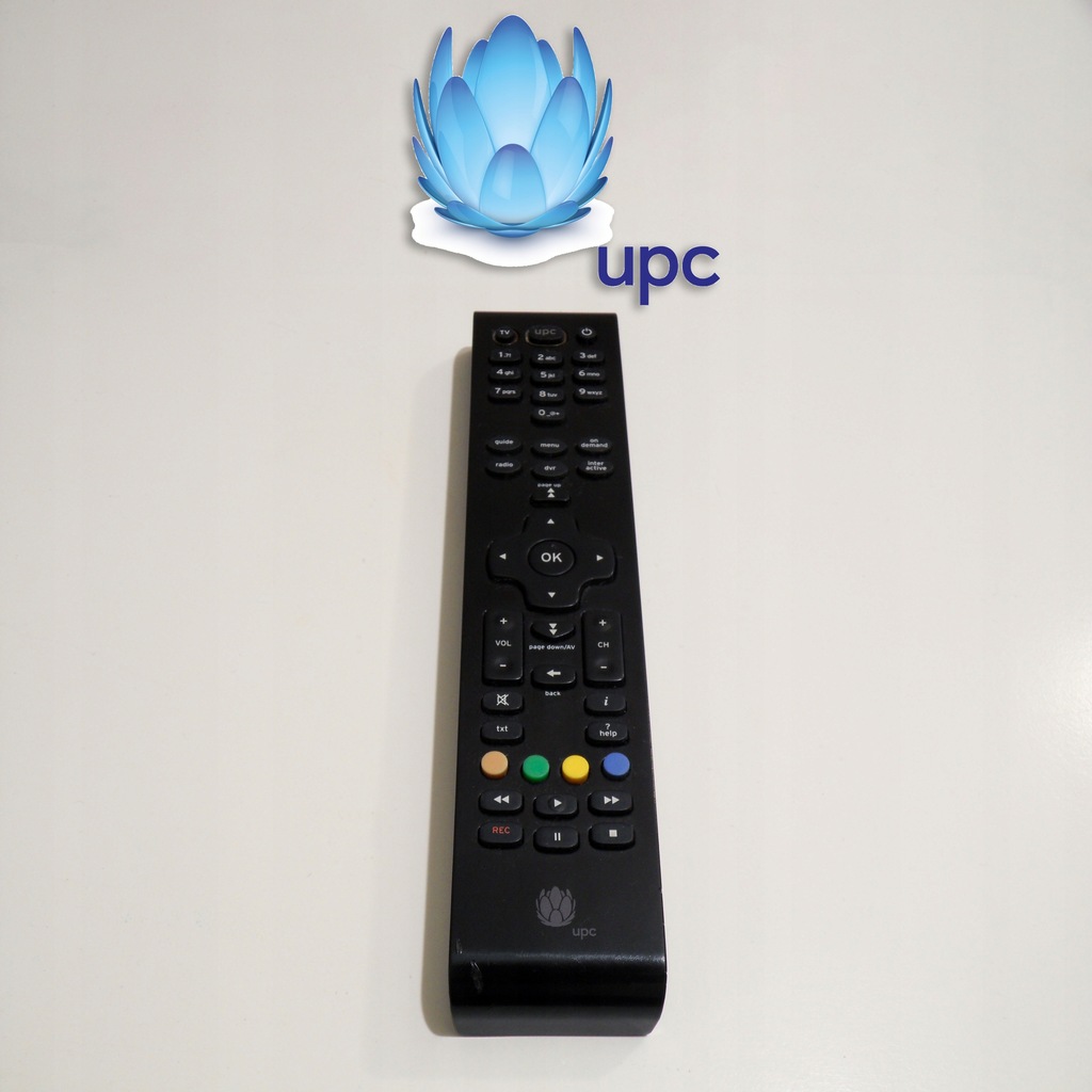 Oryginalny pilot dekodera UPC RC2094501/B MediaBox - 11103367896 ...