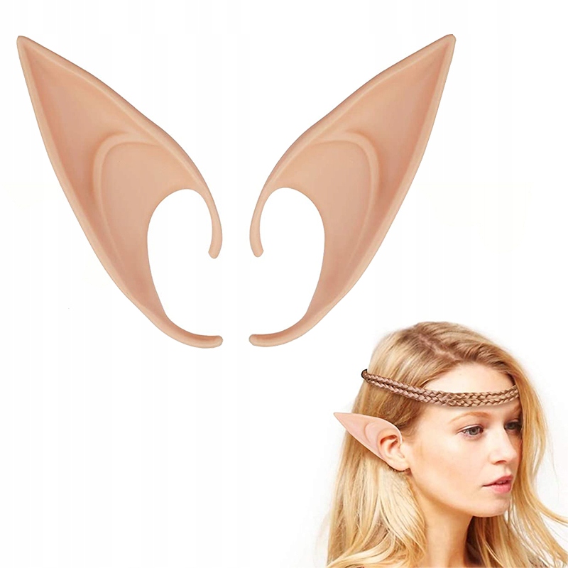 USZY ELFA LATEXOWE ELF KRASNAL SKRZAT HALLOWEEN - 11186433036 ...