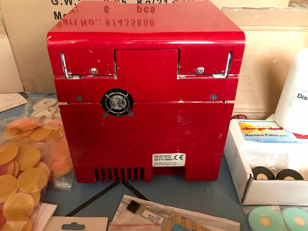 DISC GO DEVIL - MASZYNA DO REGENERACJI PŁYT CD DVD - 7523960788 ...