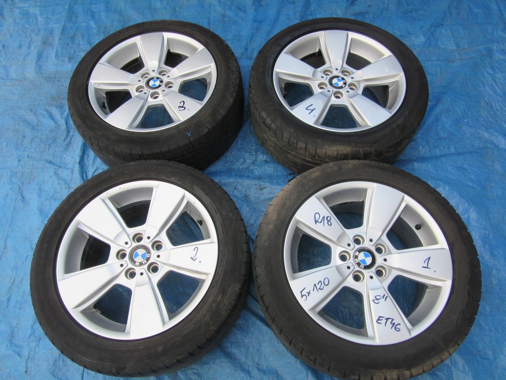 BMW X3 E83 2008 KOŁA FELGI ALUMINIOWE R18 - 9014020731 - oficjalne ...